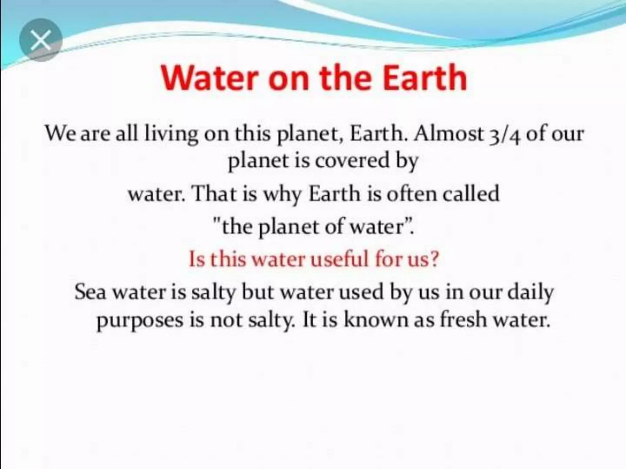 Life Without Water | PPTX