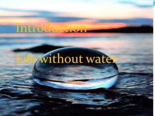 Life Without Water | PPTX