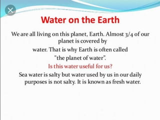 Life Without Water | PPTX