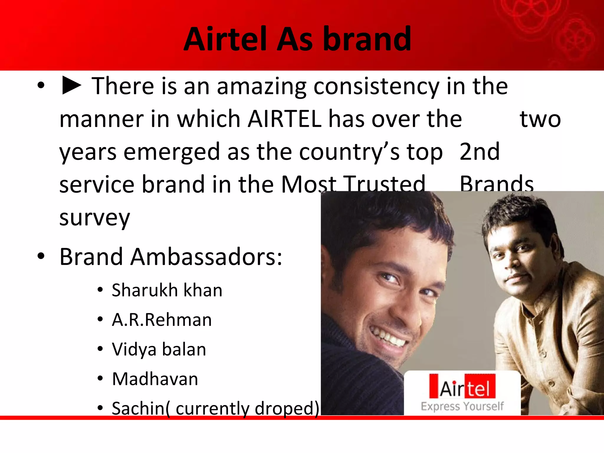 AIRTEL- BEST PPT | PPT