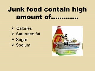 junkfood PUBLIC HEALTH ASPECTS | PPT