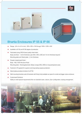 Industrial Enclosures Bhartia Boxes | Industrial Enclosures Bharti ...