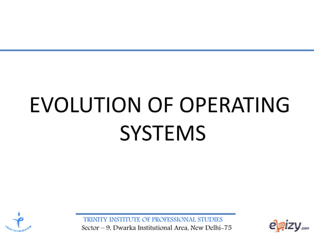 Operating Systems | PPTX