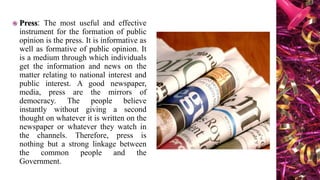 Agencies of public opinion | PPTX