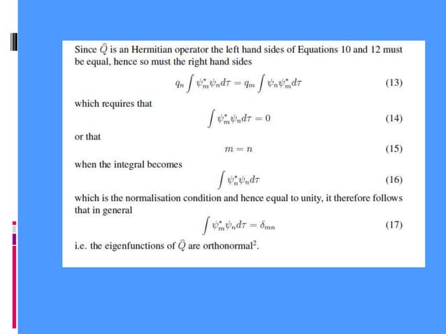 Hermitian Operators Bharti rajput | PPT