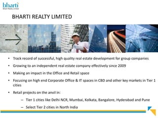 Bharti realty corporate presentation | PDF