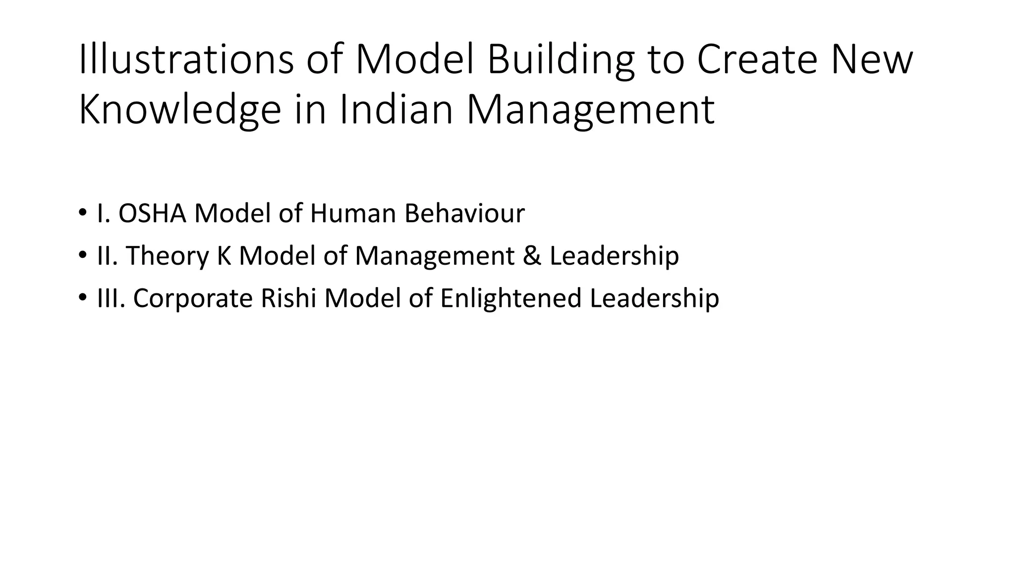 Evolution of Indian Management/ Bhartiya Management | PPTX