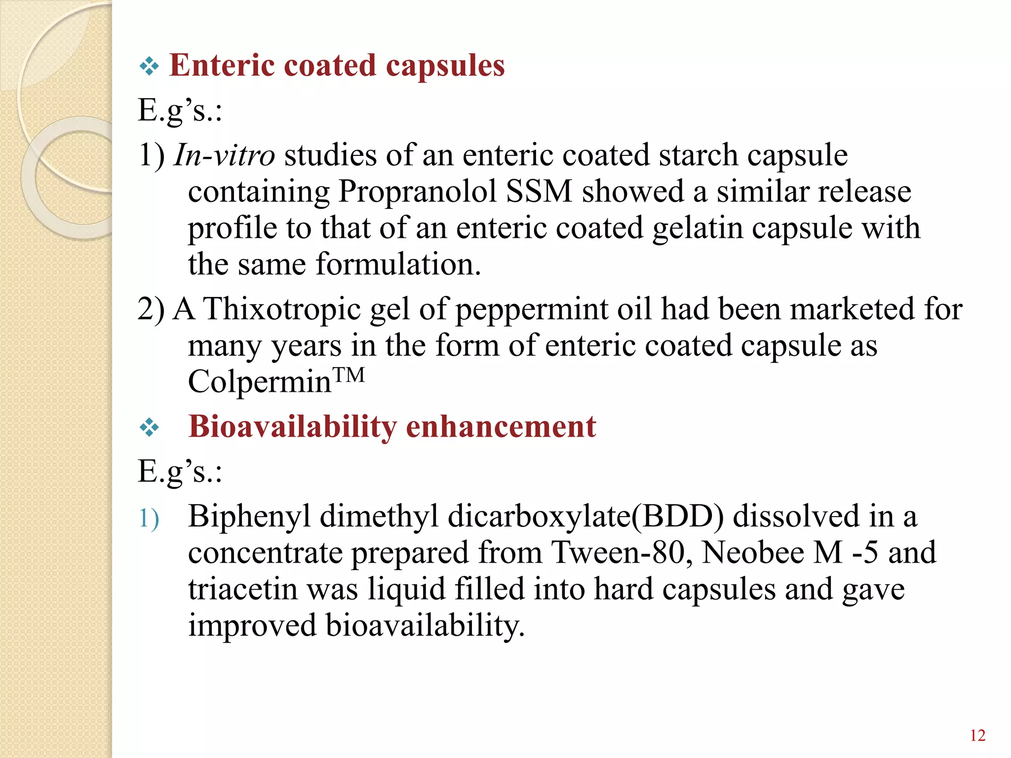 Liquid filled hard gelatin capsules | PPTX