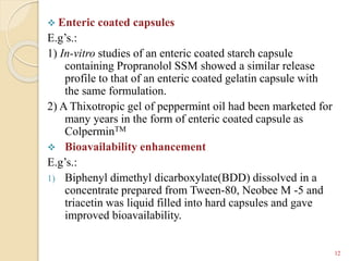 Liquid filled hard gelatin capsules | PPTX