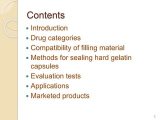 Liquid filled hard gelatin capsules | PPTX