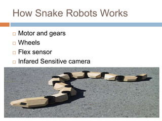 Snake Robot | PPTX