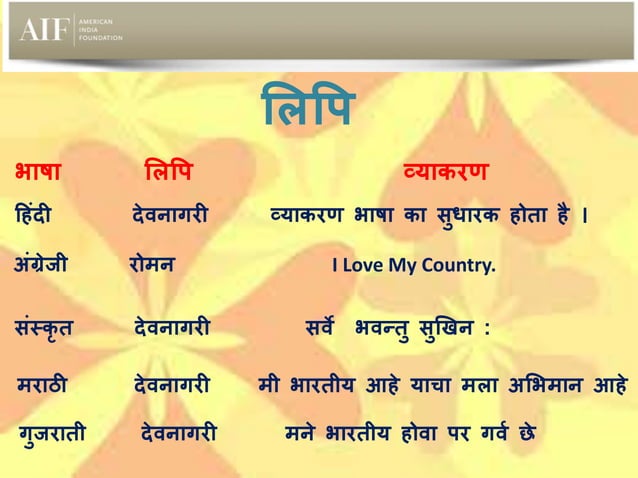 Bhasha lipi aur vyakran | PPTX