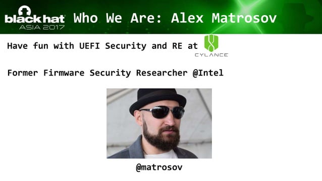 UEFI Firmware Rootkits: Myths and Reality | PPT