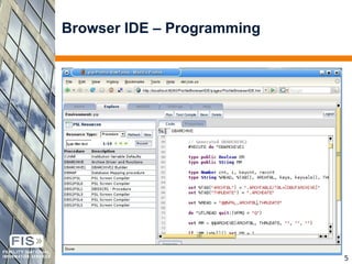 FIS-PIP™ – A high end database application development platform | PDF | Databases | Computer ...