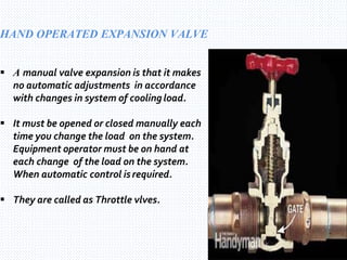 Condensers,expansiondevices,evaporators types | PPTX