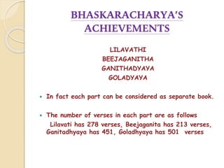 BHASKARACHARYA | PPTX