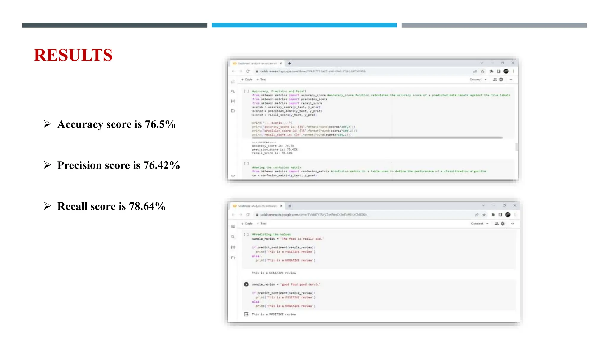 Sentiment analysis of Restaurant reviews ppt | PPTX