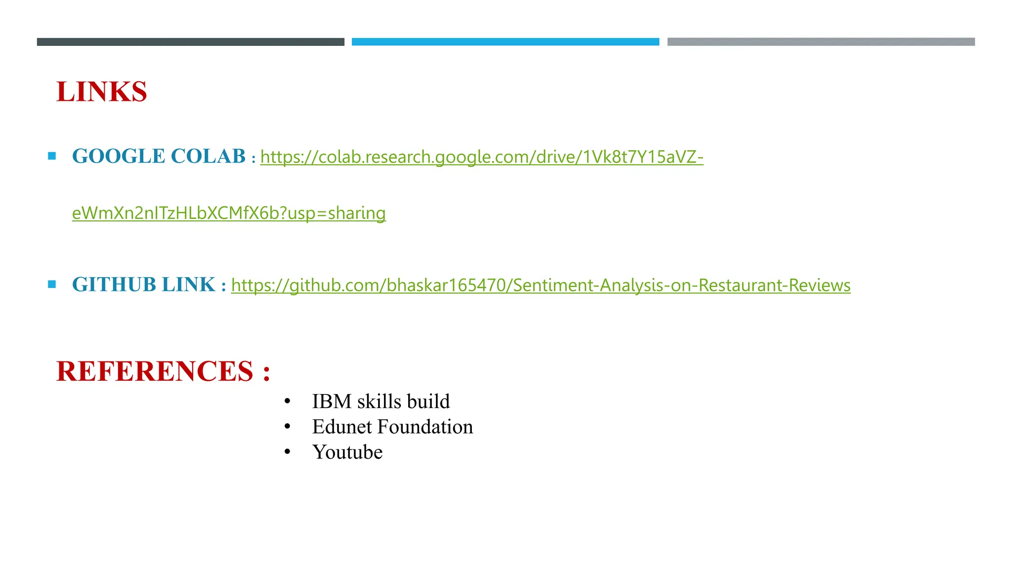 Sentiment analysis of Restaurant reviews ppt | PPTX