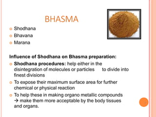 Bhasma | PPTX