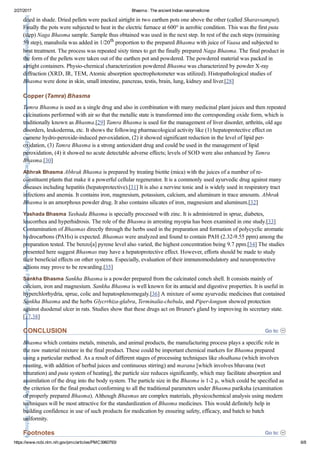 Bhasma - Nano Medicine (Ancient India - Ayurveda) | PDF