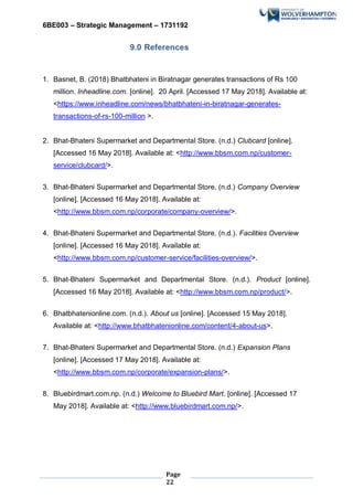 Bhat-Bhateni Supermarket and Department store | PDF