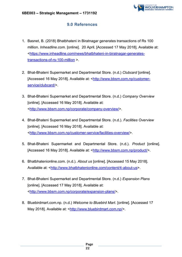 Bhat-Bhateni Supermarket and Department store | PDF