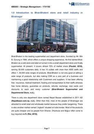 Bhat-Bhateni Supermarket and Department store | PDF