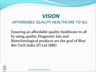 Bhat biotech slide show | PPT