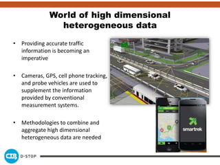 Predictive Analytics for Transportation in a High Dimensional ...
