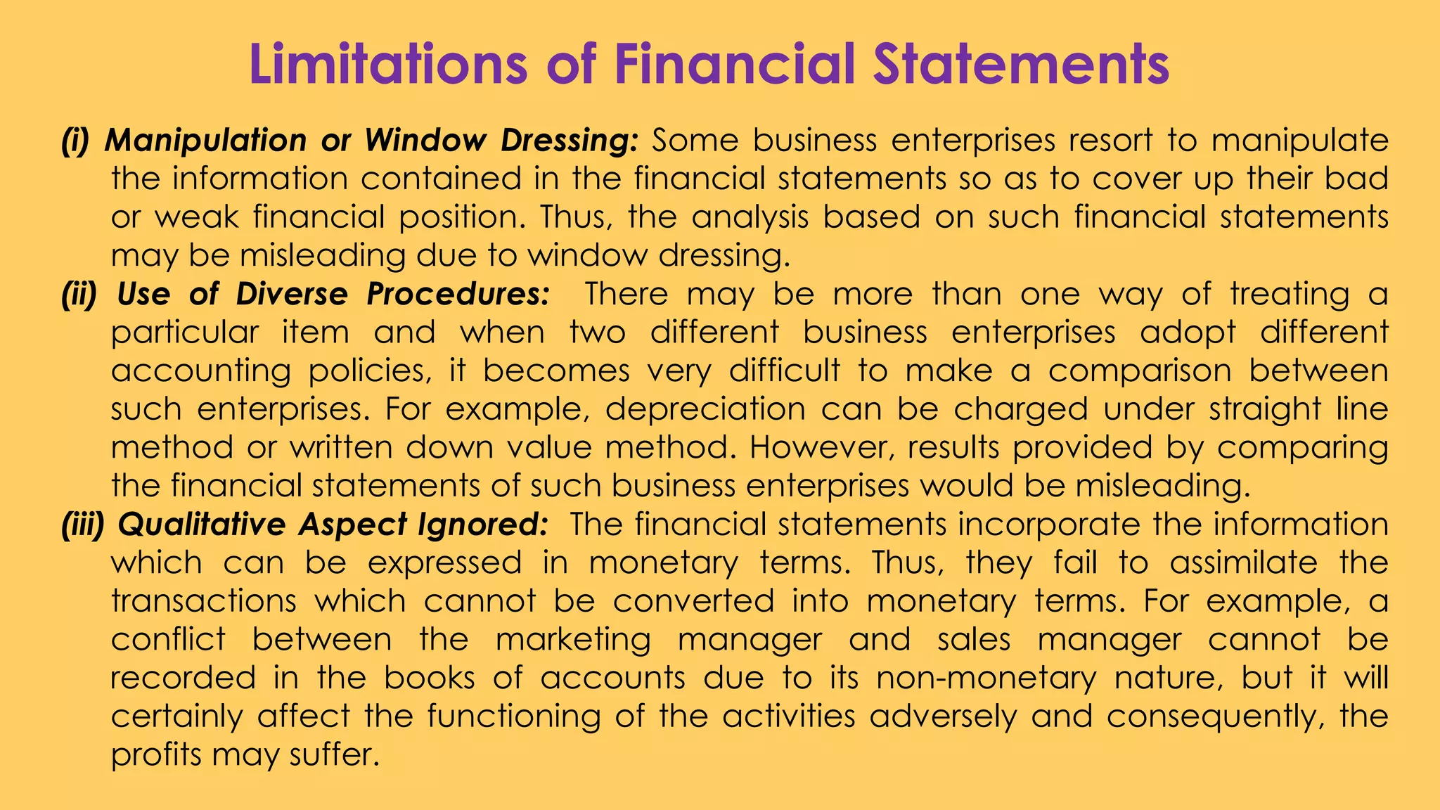 Techniques of Financial Statement Analysis | PPT