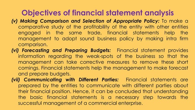 Techniques of Financial Statement Analysis | PPT