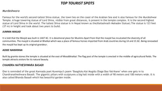 Bhatkal tourism report | PPTX