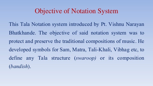 Bhatkhande Tala Notation System | PPTX