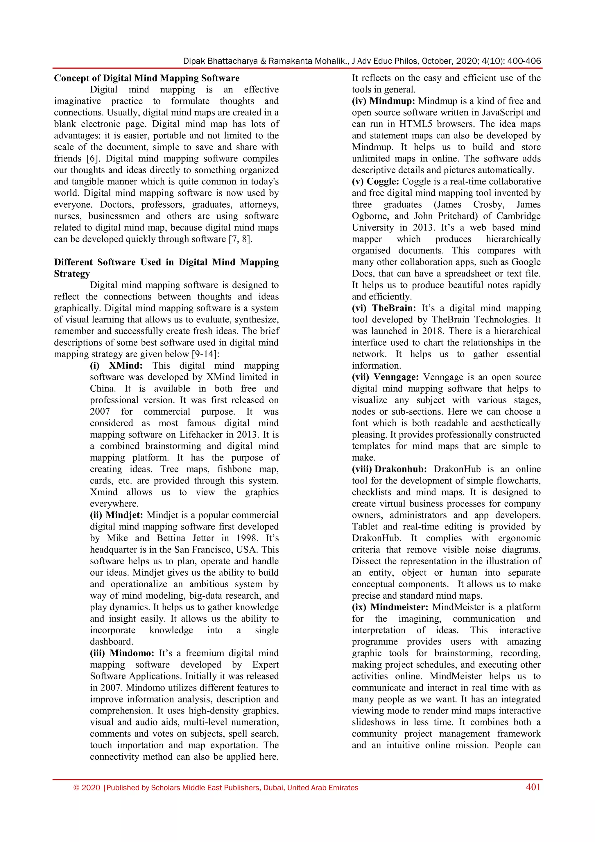 Digital mind mapping strategy | PDF