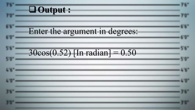 Mathematics Function in C ,ppt | PPTX | Programming Languages | Computing