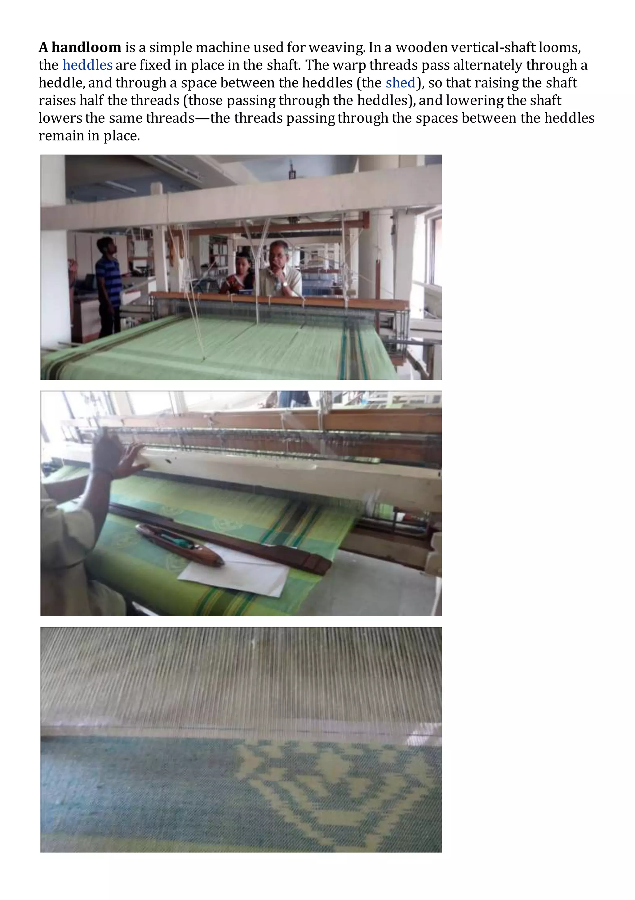 VISIT TO WEAVERS SERVICE CENTER BY ADEEBA | DOCX