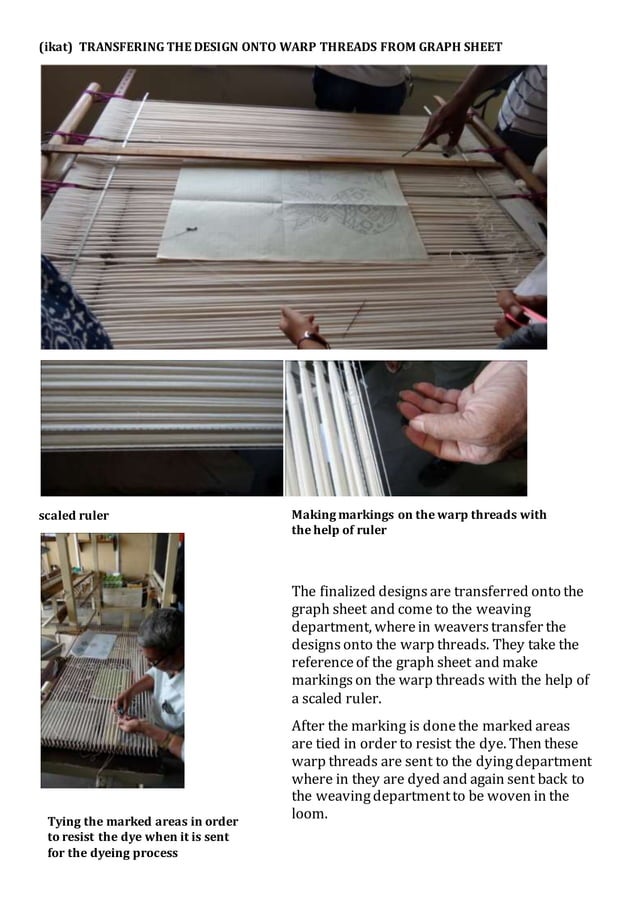 VISIT TO WEAVERS SERVICE CENTER BY ADEEBA | DOCX | Needlework | Arts ...