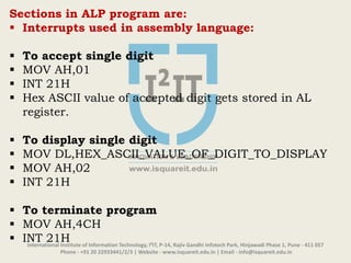 Introduction To Assembly Language Programming | PPT