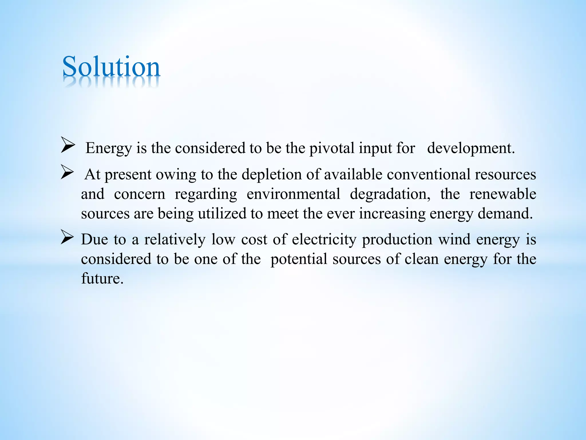 Control Scheme for a Stand-Alone Wind Energy Conversion System | PPTX