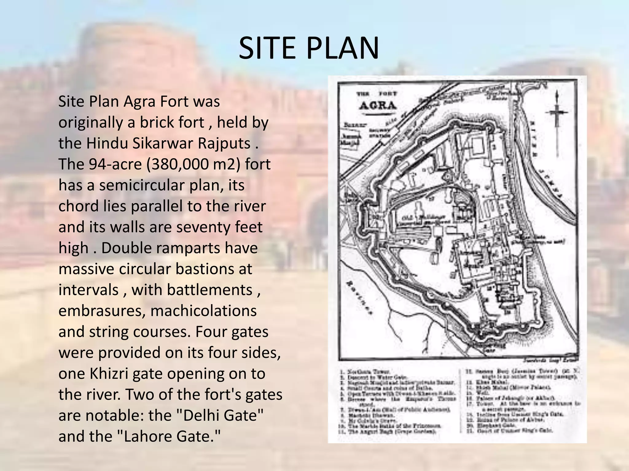 ARCHITECTURE HISTORY OF AGRA FORT | PPTX