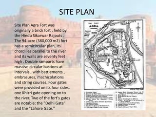 ARCHITECTURE HISTORY OF AGRA FORT | PPTX