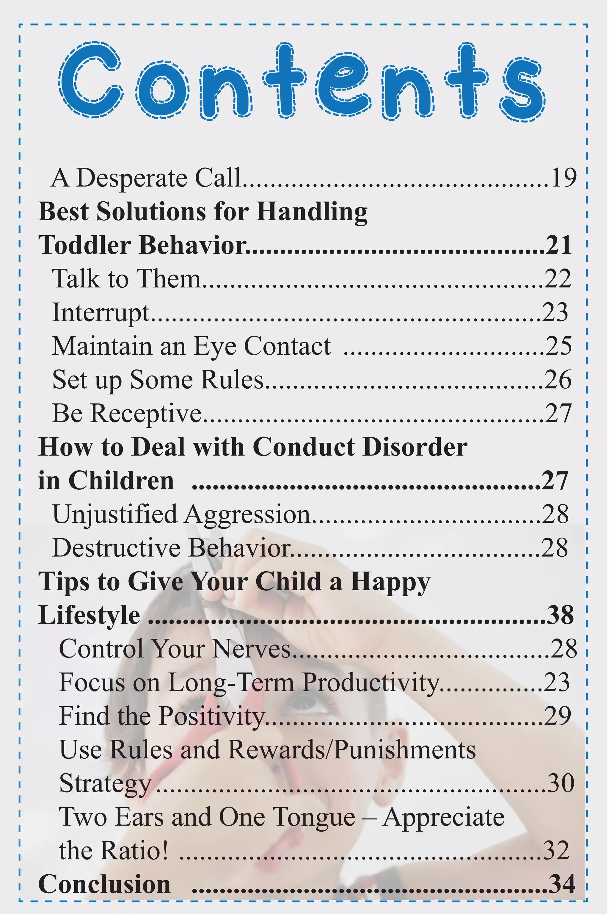 Behavioral Problems In Children | PDF