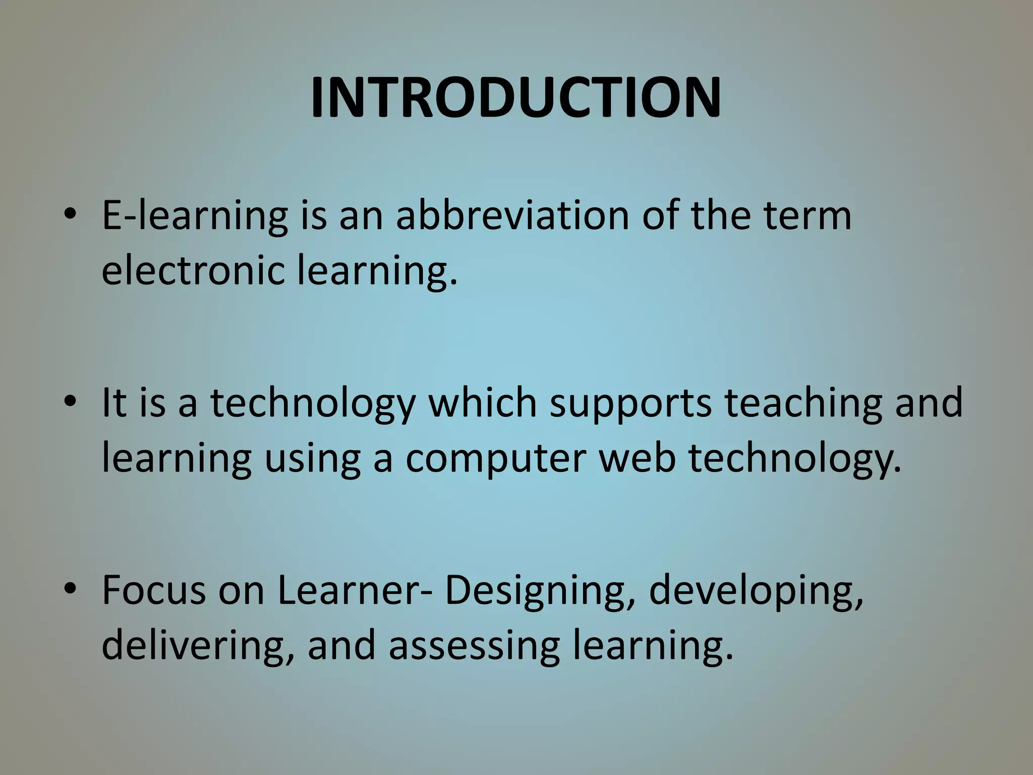 E-LEARNING | PPTX