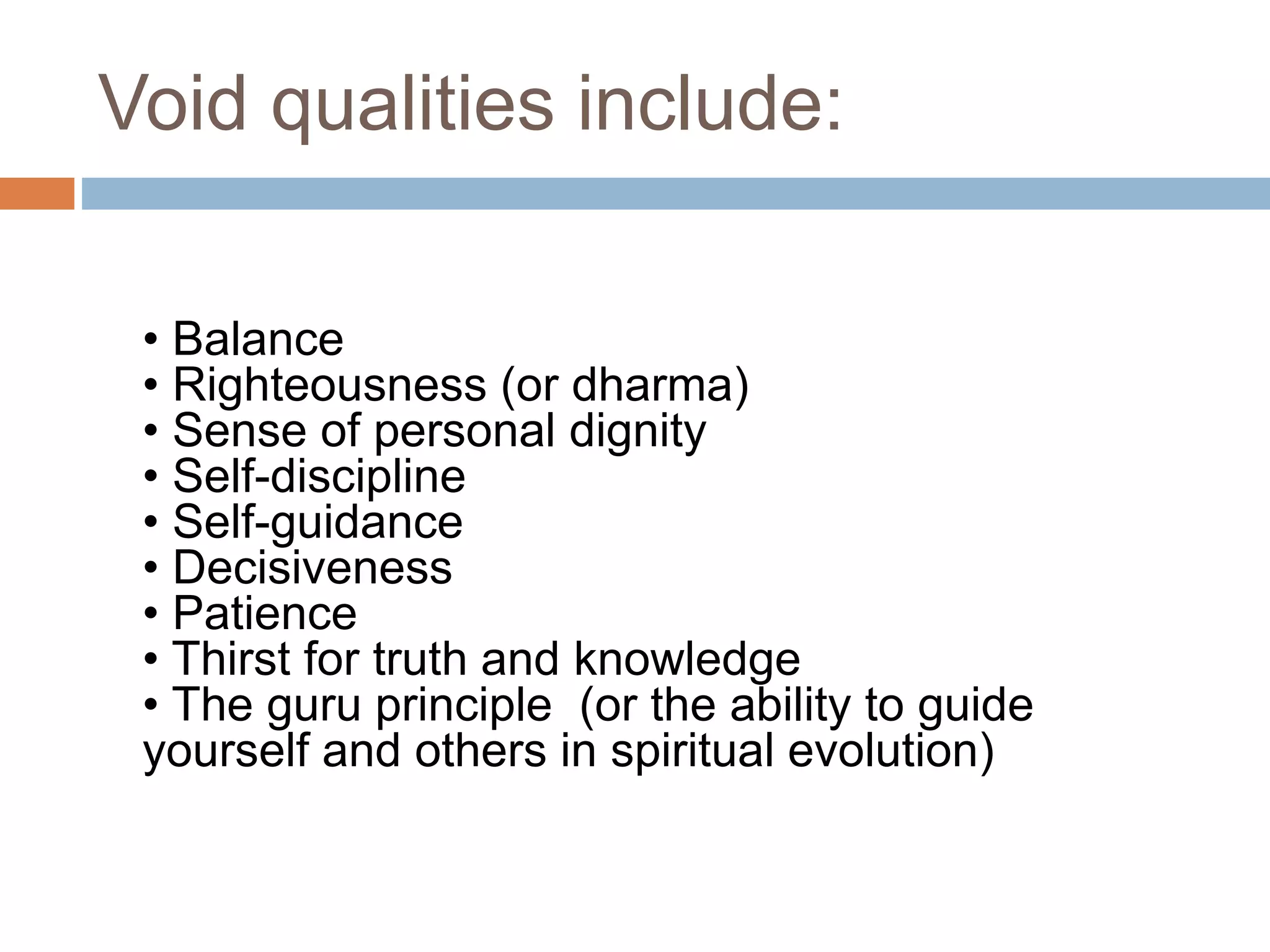 Bhavsagar : The Void | Sahaja Yoga | PPTX