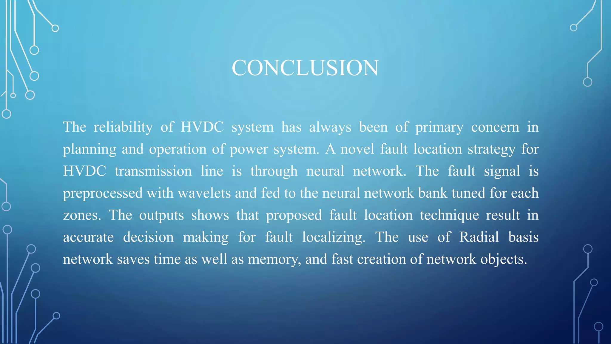 Fault Identification In Hvdc System Using Ann Pptx