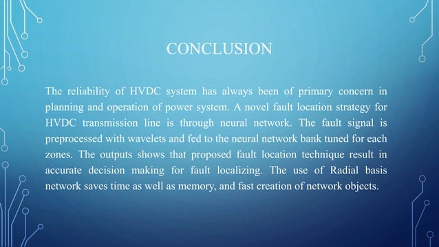 Fault Identification in HVDC System using ANN | PPTX | Computer Networking | Computing
