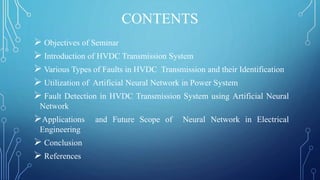 Fault Identification in HVDC System using ANN | PPTX | Computer Networking | Computing