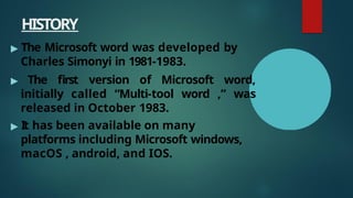 Introduction of Microsoft office word.pptx