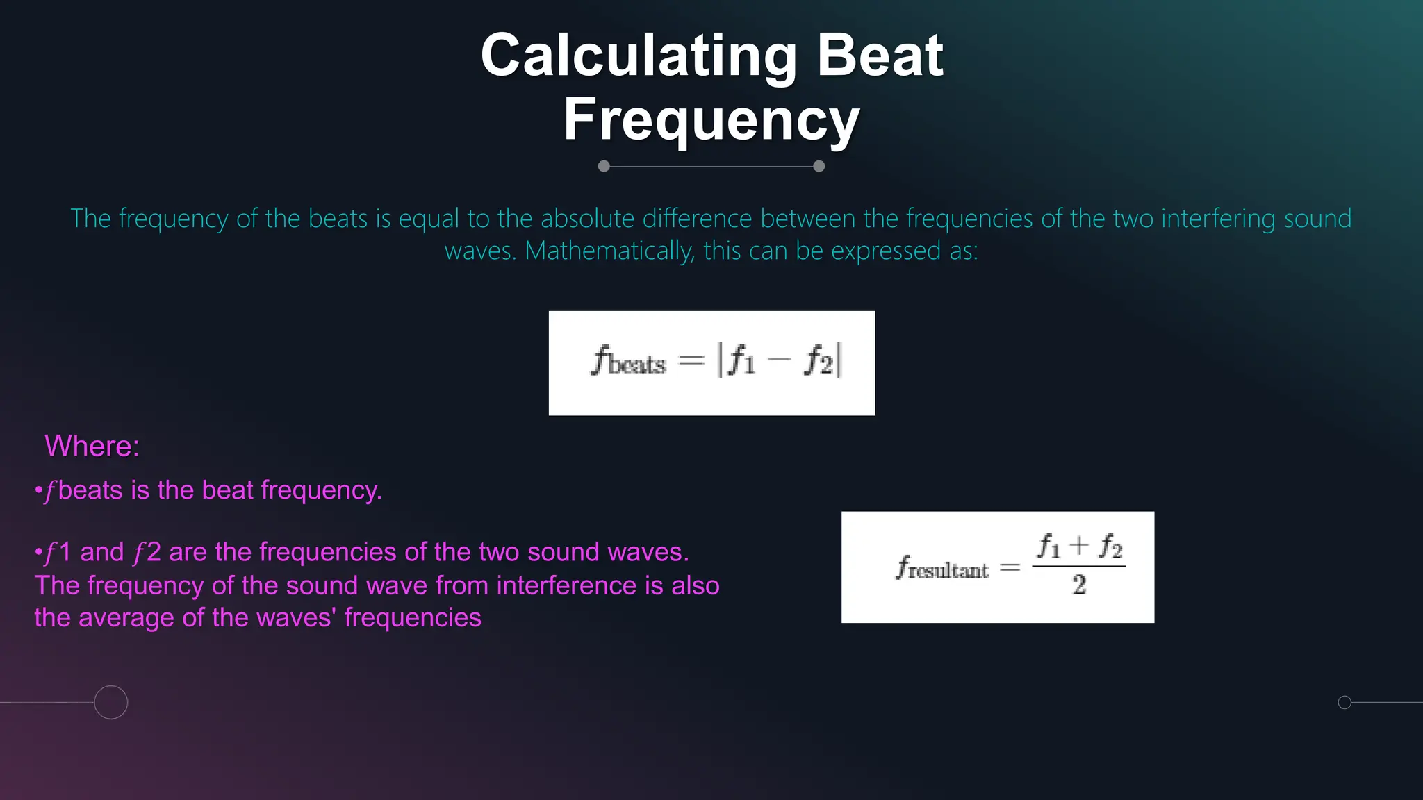 Bhavya Jain physics sound waves and beats | PPTX | Audio Production ...