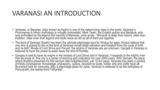 Varanasi | PPTX